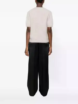 LISA YANG Lovisa Brushed V-neck Sweater