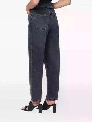 AGOLDE Echo Fold-over Straight-leg Jeans