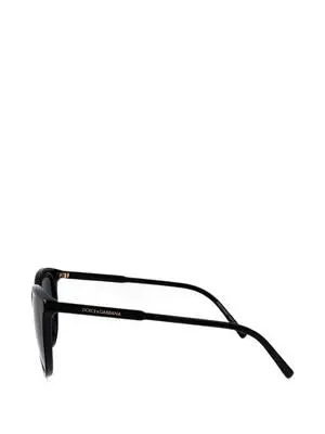 Dolce & Gabbana Logo-print Round-frame Sunglasses