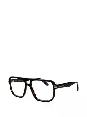 Marc Jacobs Tortoiseshell-effect Pilot-frame Glasses - Brown