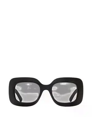 Gucci Gg Rectangular-frame Sunglasses - Black