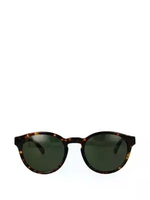 Polo Ralph Lauren Tortoiseshell-effect Round-frame Sunglasses - Brown