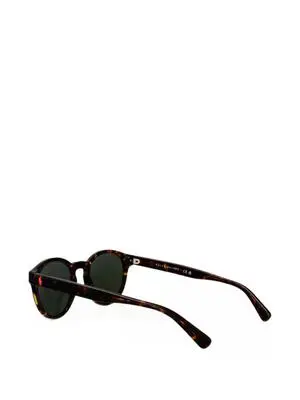 Polo Ralph Lauren Tortoiseshell-effect Round-frame Sunglasses