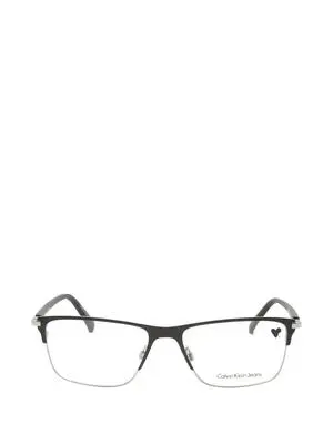 Calvin Klein Rectangle-frame Glasses - Black