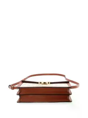Celine Enveloppe Wallet On Strap Triomphe Coated Canvas Crossbody Bag