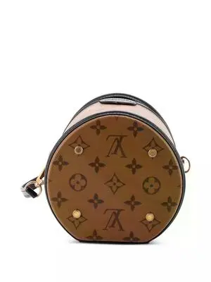 LOUIS VUITTON Cannes Handbag Reverse Monogram Canvas Satchel