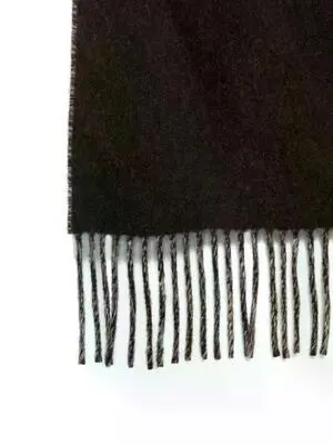 Jacquemus Logo-intarsia Fringed Scarf
