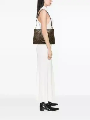 LOUIS VUITTON 2014 Monogram Pallas Mm Satchel - Brown