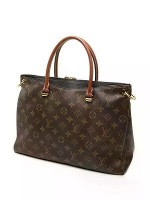 LOUIS VUITTON 2014 Monogram Pallas Mm Satchel - Brown