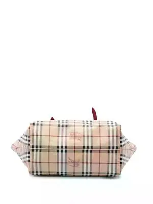 Burberry 2000-2017 Medium Haymarket Check Coated Canvas Salisbury Tote Bag