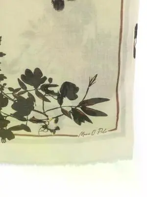 Marc O'polo Floral-print Wool Scarf