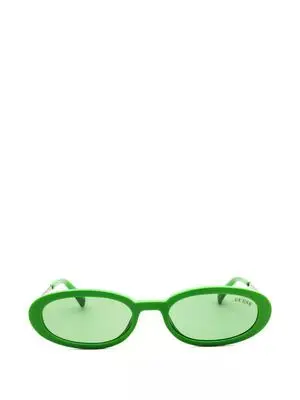 Guess Oval-frame Sunglasses - Silver