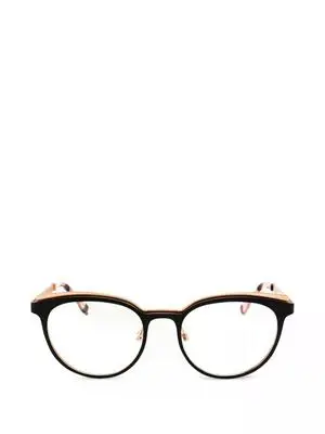 MCALLISTER Round-frame Glasses - Black