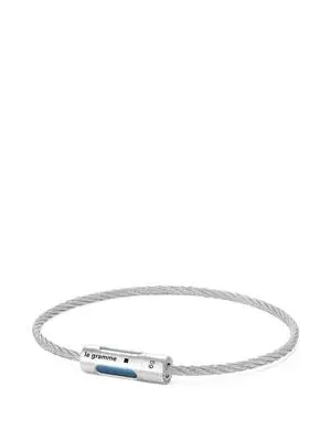 Le Gramme Punched Cable Bracelet