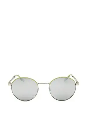 CONVERSE Foxing Ii Round-frame Sunglasses - Silver