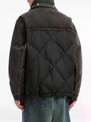 FIVE CM Quilted Panelled Denim Jacket
