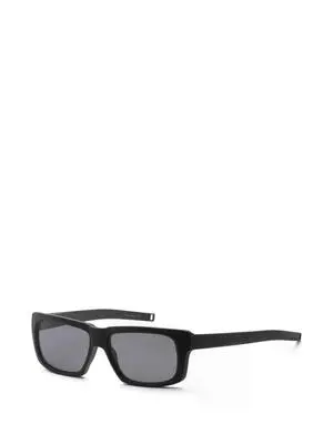 Dita Lancier Rectangle-frame Sunglasses - Black