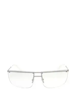 Guess Rectangle-frame Metal Sunglasses - Silver