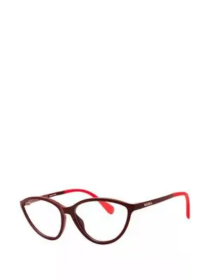 MAX&CO. Logo-detail Cat-eye Glasses Red