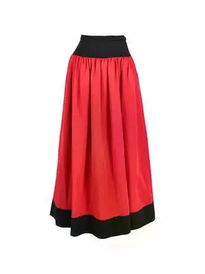 Saint Laurent High-waisted Gathered Maxi Skirt