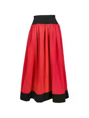 Saint Laurent High-waisted Gathered Maxi Skirt