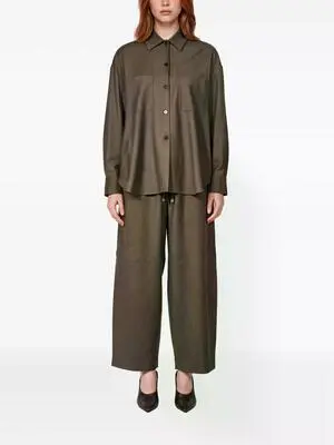 Antonelli Firenze Azalea Oversized Chest-pocket Shirt