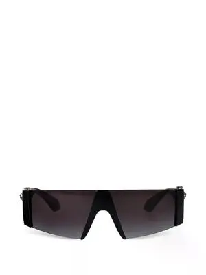 Versace Medusa Mask Geometric-frame Sunglasses - Black