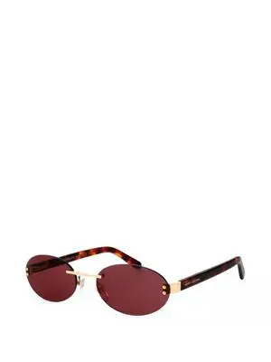Marc Jacobs Rimless Oval-frame Sunglasses