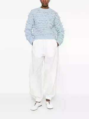 ABSOLUT CASHMERE Yara Fringe-detail Crew-neck Sweater