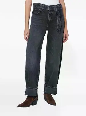 AGOLDE Belted Turn-up Jeans