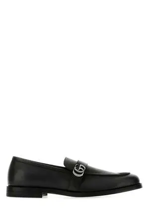 Gucci Leather Loafers - Black