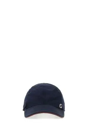 Gucci Navy Cotton Blend Baseball Cap - Blue