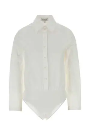 Alaïa Poplin Shirt - White