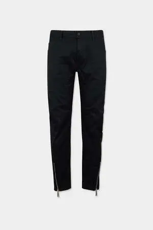 Dsquared2 Zipped Biker Pant - Black