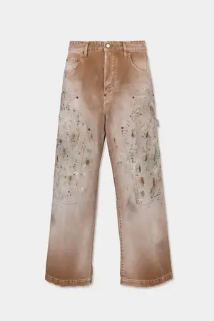 Dsquared2 Mushroom Field Baggy Carpenter Jeans
