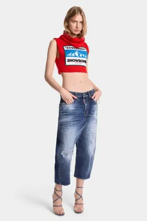 Dsquared2 Medium Ripped Baffo Kawaii Jeans
