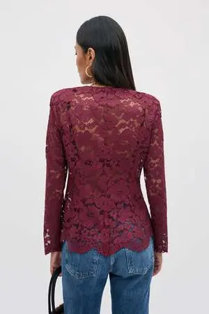 Rixo Jilli Maroon Regular