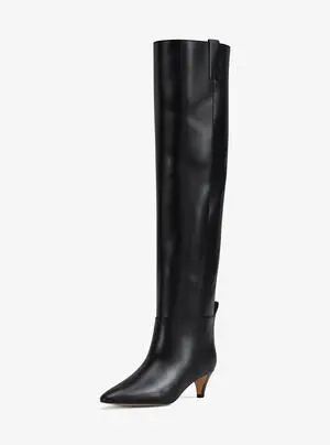 Michael Kors Daniela Leather Boot In Size By