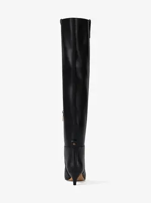 Michael Kors Daniela Leather Boot In Size By