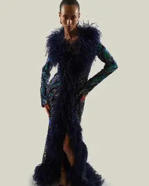 TALLER MARMO Hollywood Disco Gown