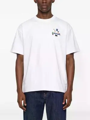 CARNE BOLLENTE Rear Window Embroidered-motif T-shirt