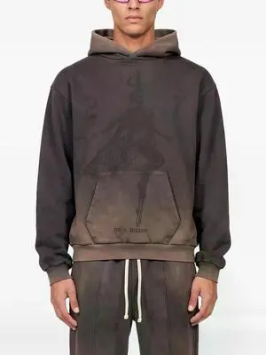 REPRESENT 247 Fallen Angel Graphic-print Faded-effect Hoodie