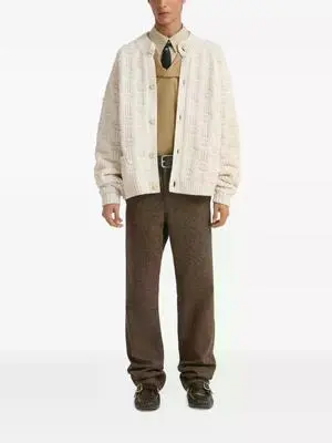 Marni Mouliné Wool-cotton Trousers