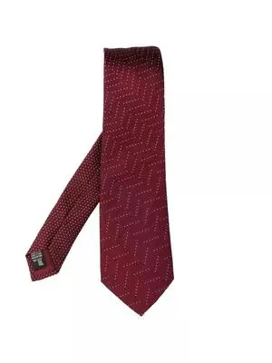 Giorgio Armani Silk Tie Red