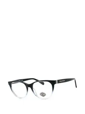 HARLEY-DAVIDSON Geometric-frame Glasses - Blue