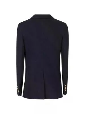 CIRCOLO 1901 Double-breasted Textured-finish Blazer
