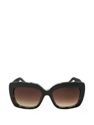 Fossil Rectangle-frame Sunglasses - Black