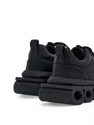 FERRAGAMO Cutout-sole Leather Sneakers