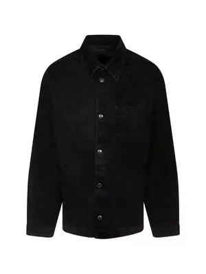 7 For All Mankind Button-up Corduroy Shirt - Black