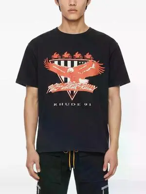 Rhude Graphic-print T-shirt - Black